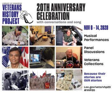 Veterans History Project Celebrates 20th Anniversary Year with Online ...